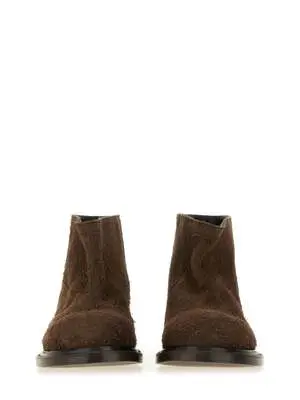Moschino Crust Olivia Boots - Brown