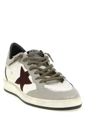 GOLDEN GOOSE Ballstar Leather Sneakers - Multicolor