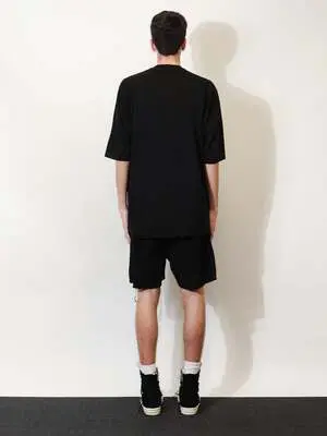 Rick Owens Cotton T-shirt With Logo On The Front