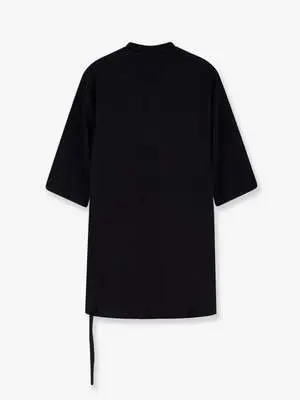 Rick Owens Cotton T-shirt With Logo On The Front