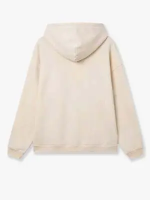 GOLDEN GOOSE Oversized Cotton Sweatshirt With Drawstring Hood - Multicolor
