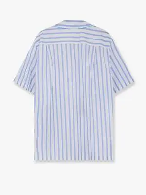 Dolce & Gabbana Striped Cotton And Silk Shirt - Multicolor