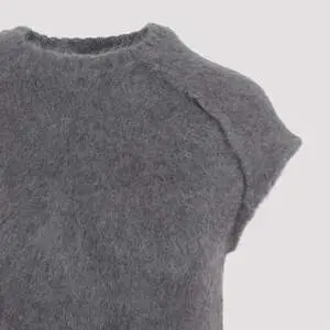 JIL SANDER Knit Long Dress - Gray