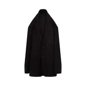Balenciaga Suspended Tailored Dress - Black