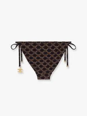 Celine Monogram Print Bikini Bottom