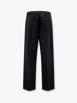 Stone Island Organic Cotton Cargo Trousers - Black