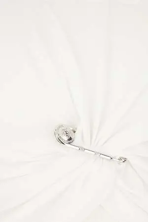 Versace Safety Pin" Cropped T-shirt