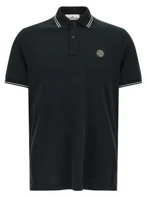 Stone Island 2200010' Polo Shirt - Black