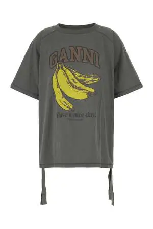 GANNI Have A Nice Day" Banana Graphic T-shirt - Multicolor