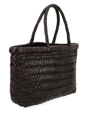 Dragon Diffusion Borsa Flat Gora Mini Leather Bag - Brown