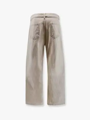 Rick Owens Wide Leg Denim Jeans - Multicolor