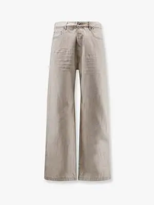 Rick Owens Wide Leg Denim Jeans