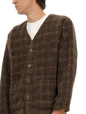 Our Legacy Textured Wool Blend Cardigan