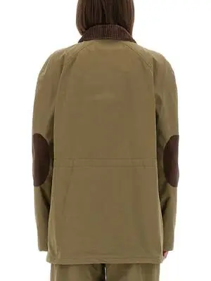 Moschino Heavy Cotton Jacket With Corduroy Collar