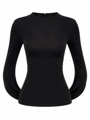 Alexander Wang Draped Back Top - Black