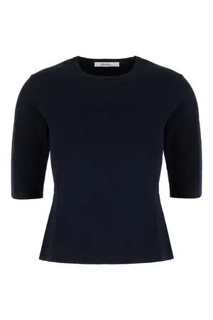 Max Mara Ribbed Knit T-shirt