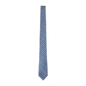 Kiton Kiton Silk Neck Tie Blue