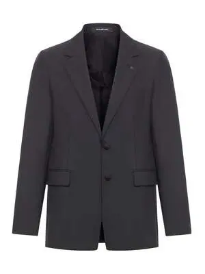 Tagliatore Tailored Wool And Mohair Jacket - Black