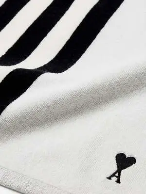 Ami Cotton Beach Towel With De Coeur Logo