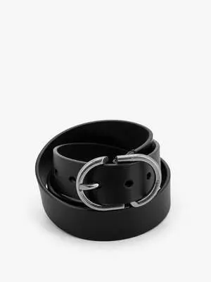 Dior Leather Belt With Cd Buckle