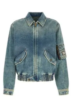 Dolce & Gabbana Denim Bomber Jacket