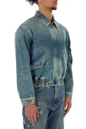 Dolce & Gabbana Denim Bomber Jacket