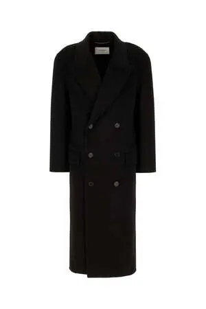 Saint Laurent Double Breasted Coat - Multicolor