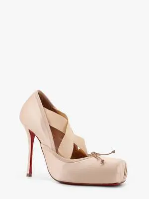CHRISTIAN LOUBOUTIN Cassia Nodo Satin Pumps - Multicolor