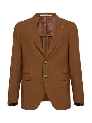 Tagliatore Clay Virgin Wool Vesuvio Single-breasted Blazer - Multicolor