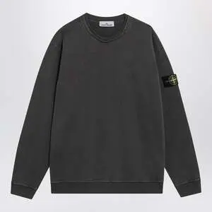 Stone Island Crewneck Sweatshirt In Slub Cotton