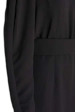 Dries Van Noten Black Belted Dress