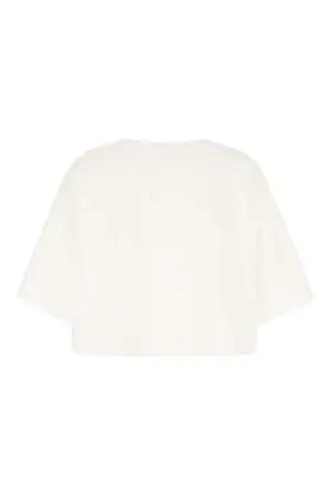 Chloé Logo Cropped T-shirt - Multicolor