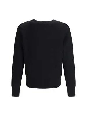 AMI Paris De Coeur Merino Wool Cardigan