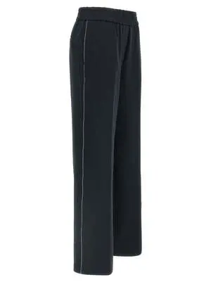 Peserico Punto Luce Straight Leg Trousers - Blue