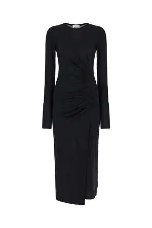 Isabel Marant Étoile Long Sleeve Ruched Dress - Multicolor