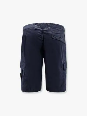 Stone Island Organic Cotton Stretch Cargo Shorts - Multicolor