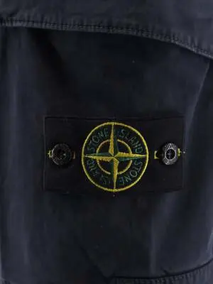 Stone Island Organic Cotton Stretch Cargo Shorts - Multicolor