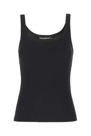 Dolce & Gabbana Ribbed Tank Top