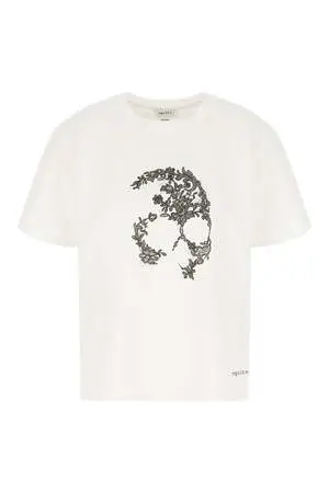 Alexander McQueen Lace Skull T-shirt - Multicolor
