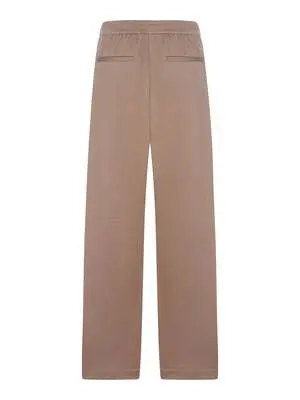 Brunello Cucinelli Wide Leg Trousers With Drawstring