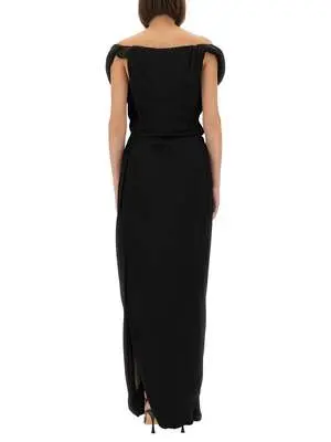 VIVIENNE WESTWOOD Ginnie Amber Long Dress - Black