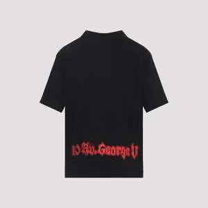 Balenciaga Medium Fit Graphic T-shirt - Black