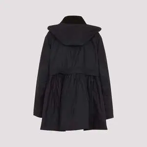BARBOUR X GANNI Peplum Wax Jacket