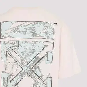 Off-White Rubbed Paint Arrows Skate T-shirt