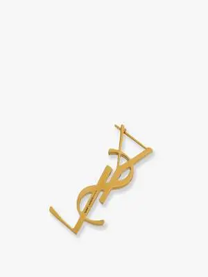 Saint Laurent Cassandre Monogram Single Earring