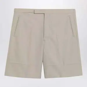 Prada Cotton Bermuda Shorts - Cream