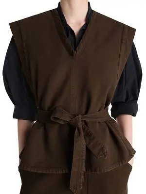 LEMAIRE Belted Denim Top