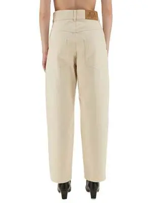 Moschino Straight Fit Jeans - Cream