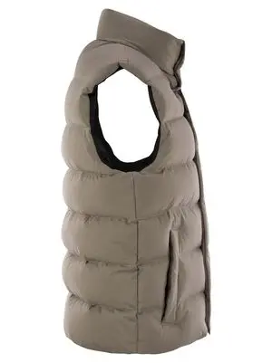 FAY Quilted Down Vest With Water-repellent Treatment