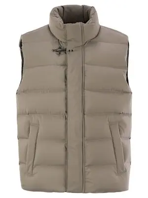FAY Quilted Down Vest With Water-repellent Treatment - Multicolor